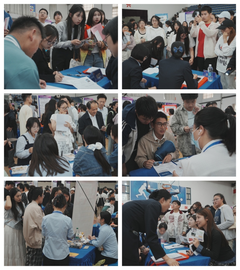 “职等你来 逐梦启航”——我校成功举办2025年江苏工会职业技术学校专场暨淮安市工匠学院专场招聘会